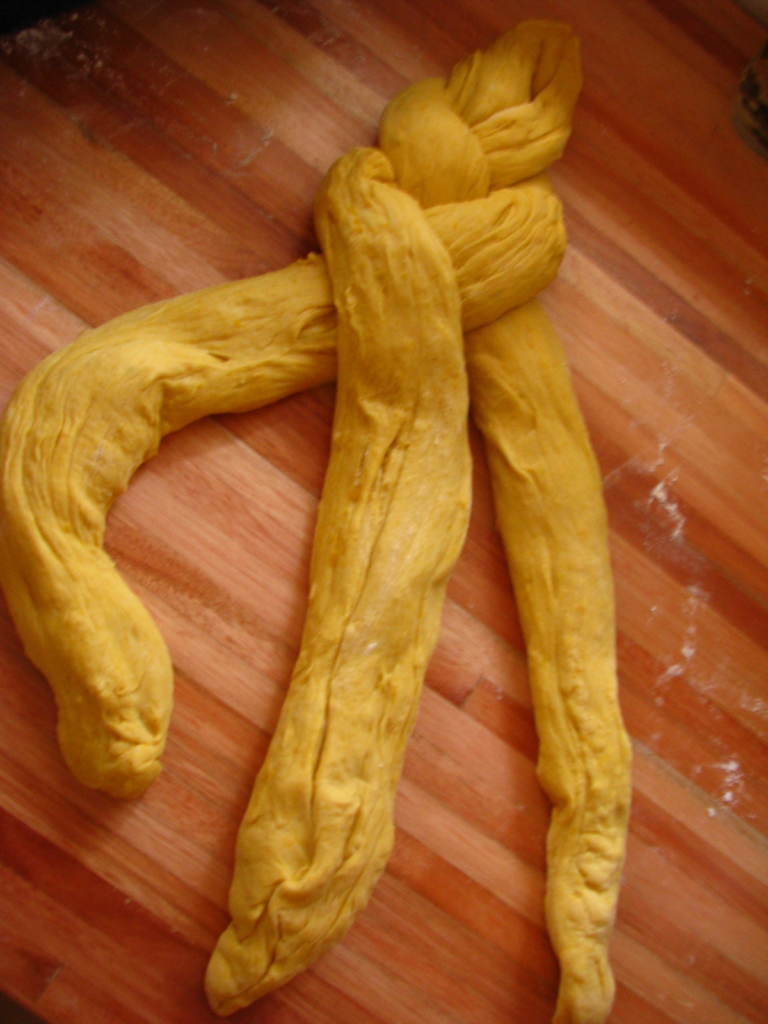 Braided Pumpkin Bread - Soft & Tasty ~ DeLishas Food